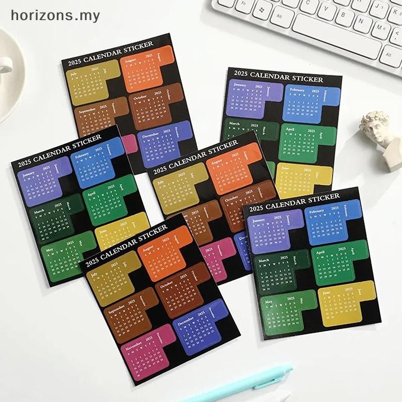 [Octhot] New 2025 Calendar Stickers Notebook Journal Planner Index ...