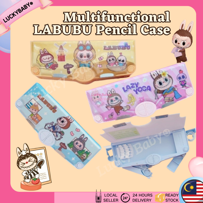 Multi-functional Pencil Case Cute Labubu Pencil Box Bekas Pensel Kuromi ...