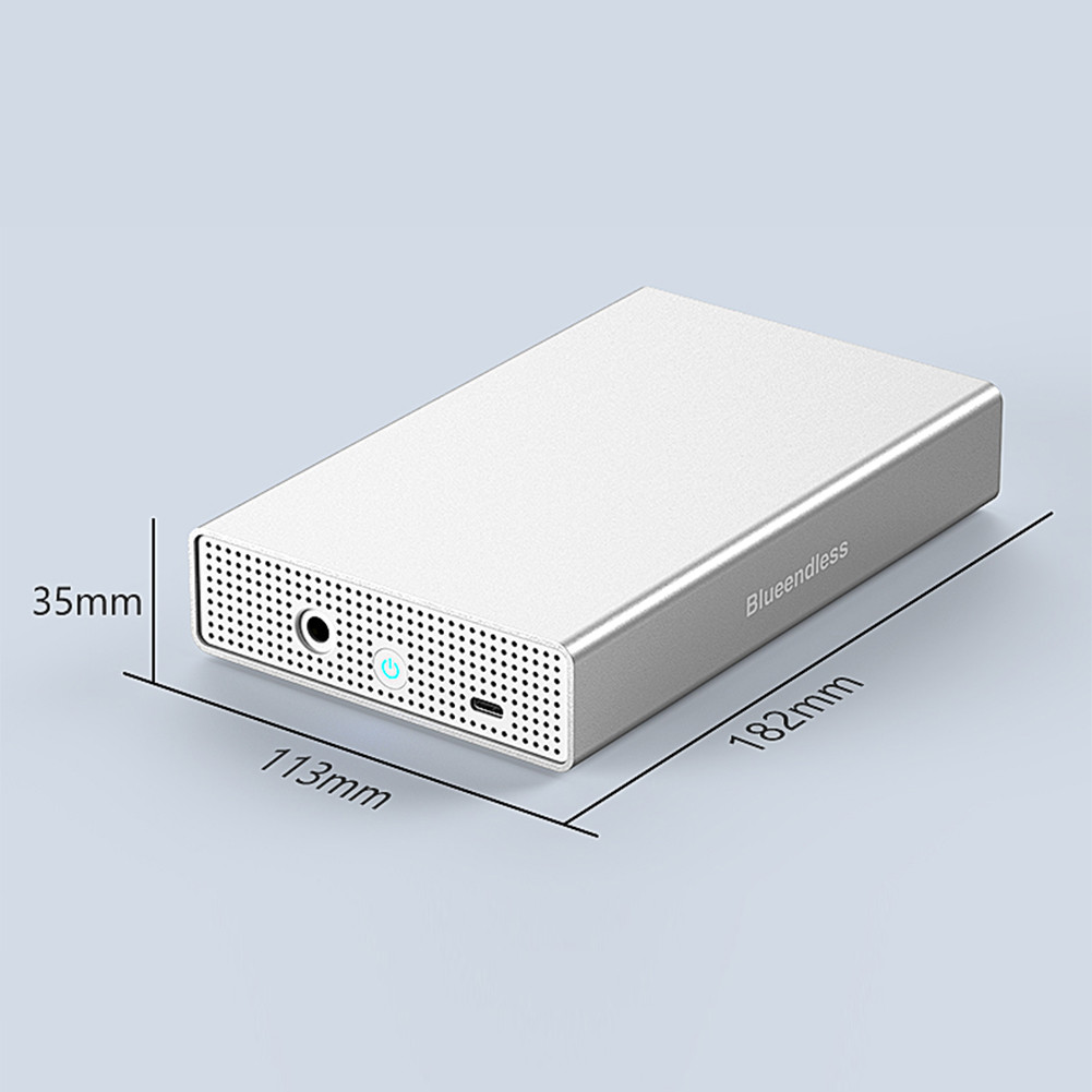 External Hard Drive Enclosure 5Gbps 20TB HDD Case for 3.5inch SAS/SATA ...