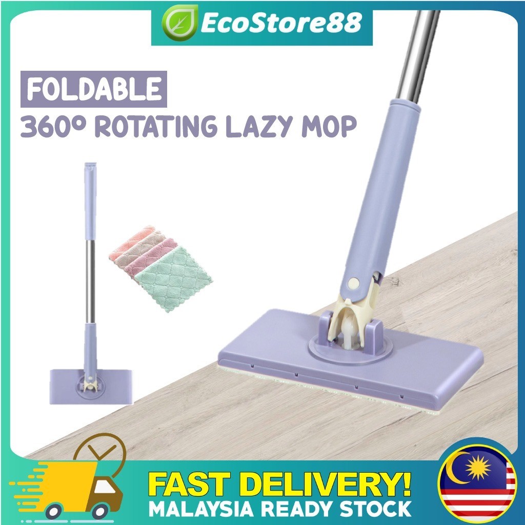 Flat mop 360 Spin Rotate Mop Lazy Push Squeeze Flat Mop Viral Mop ...