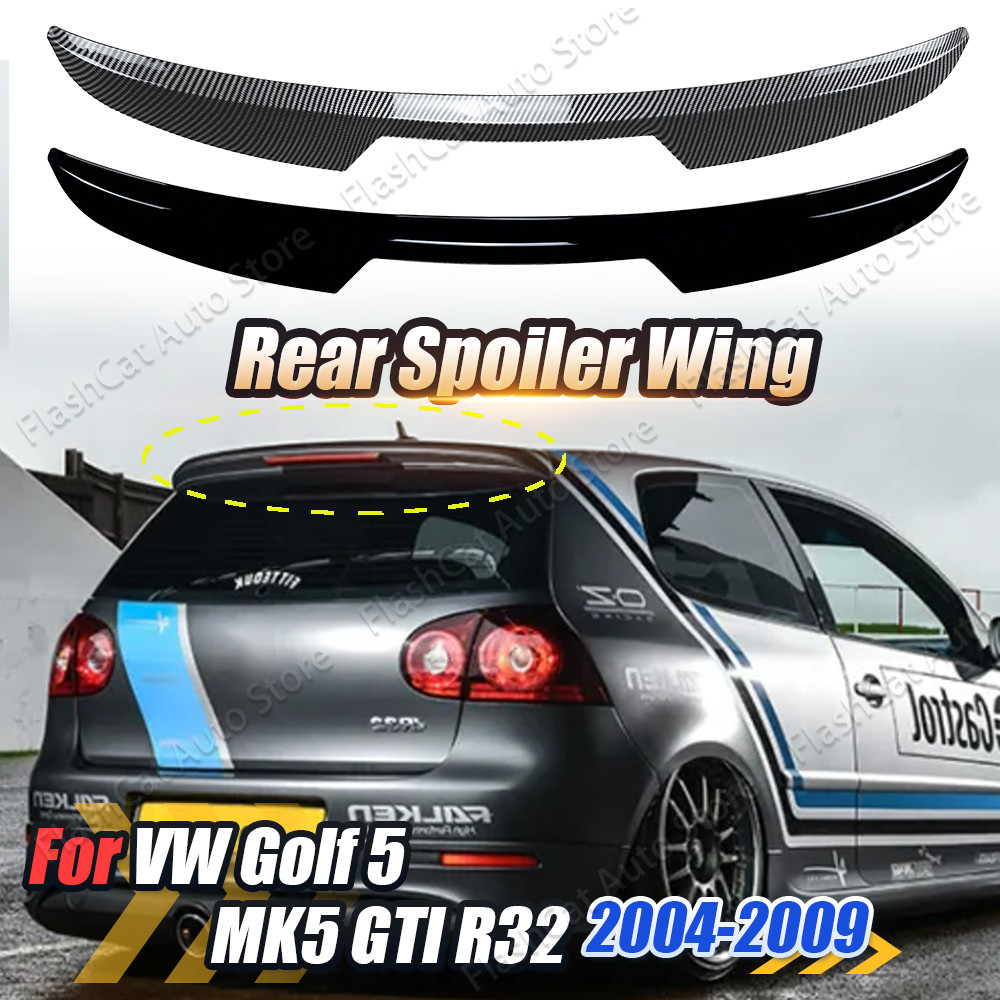 Golf MK5 Rear Roof Spoiler Tail Wing Body Kits Trunk Spoiler Lip For ...