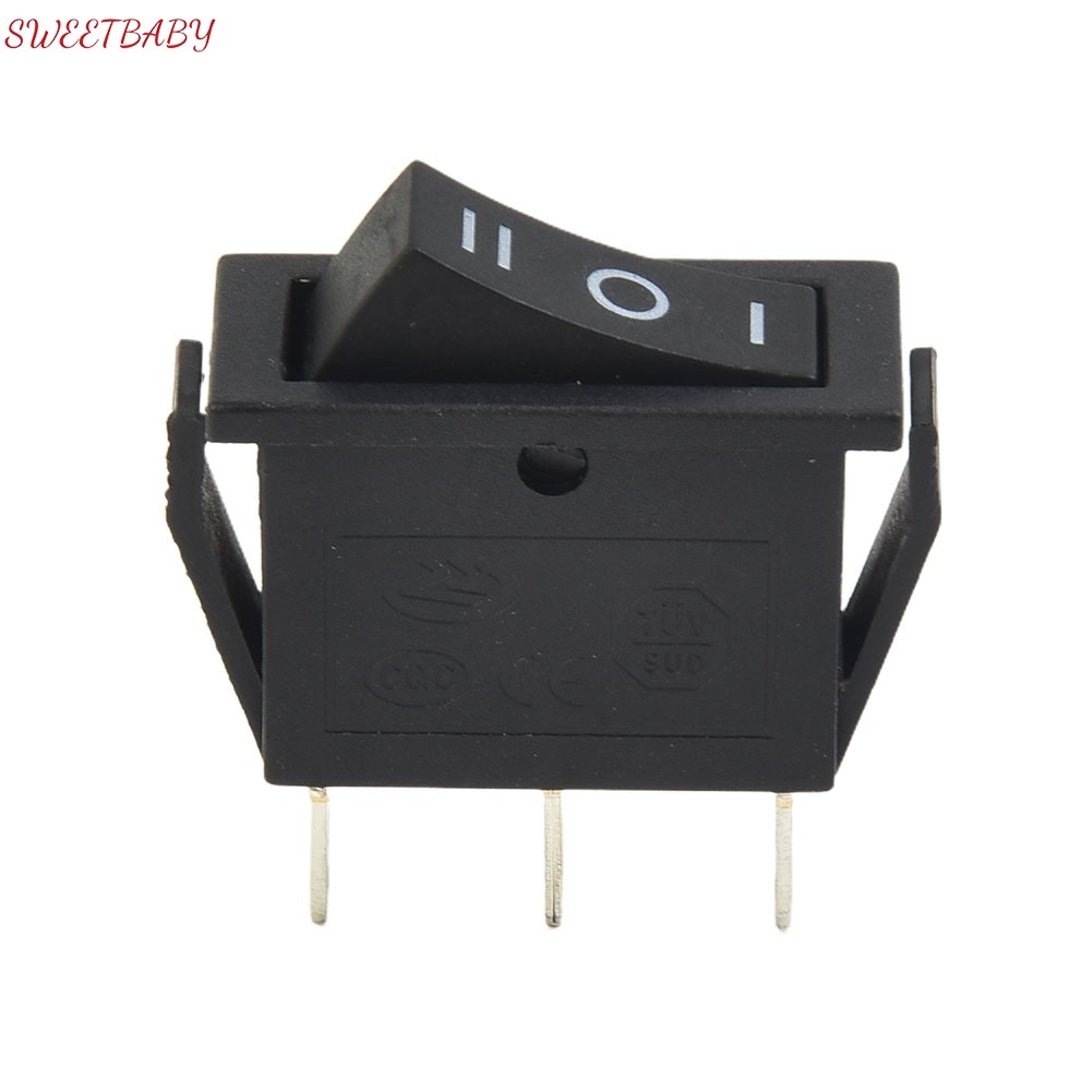 IN STOCK| On-Off-On Rectangle Rocker Switch 3 Position SPDT Black for ...