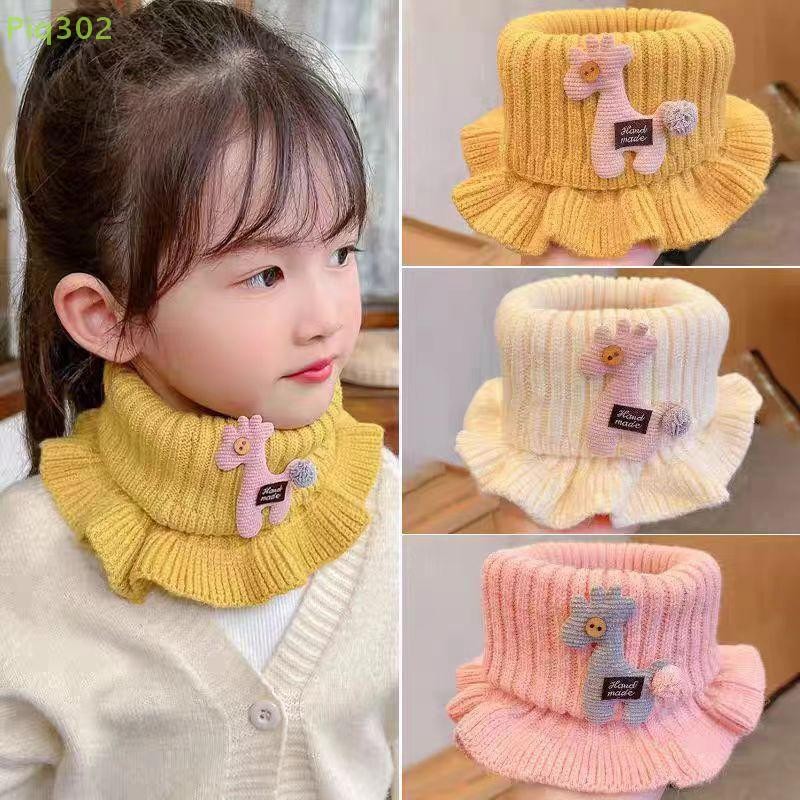Piq302 Autumn And Winter Knitted Children's Neck Scarf Cartoon Deer ...