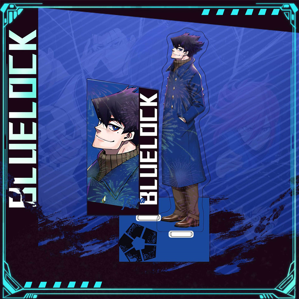Blue LOCK Anime Keychain, Standee Model for Study and Work Desk ...