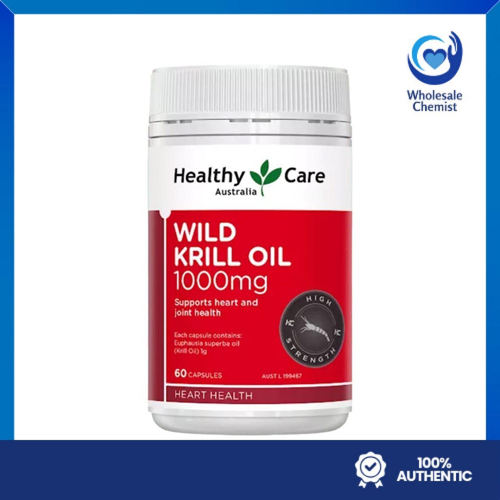 Healthy Care Wild Krill Oil 1000mg 60 Capsules | Shopee Malaysia