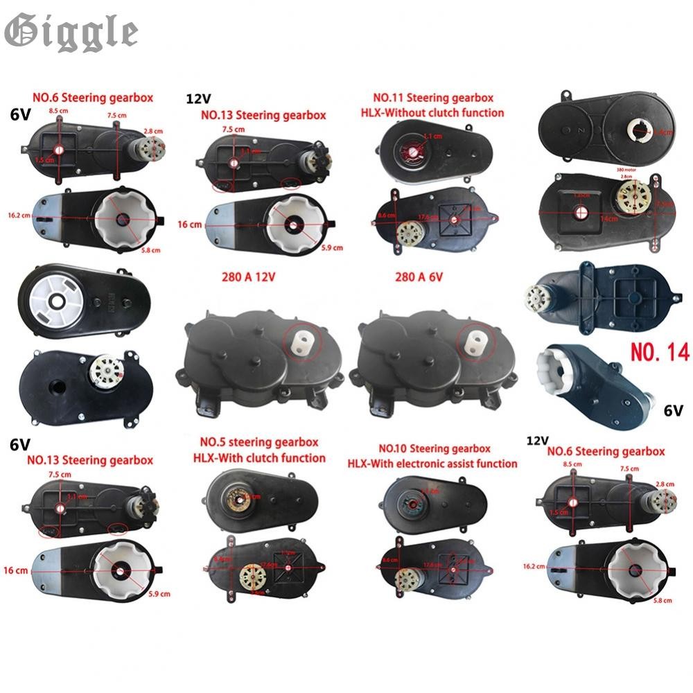 【GIG】Steering Motor Gearbox for Kids' Electric Ride on Toy Car Premium ...