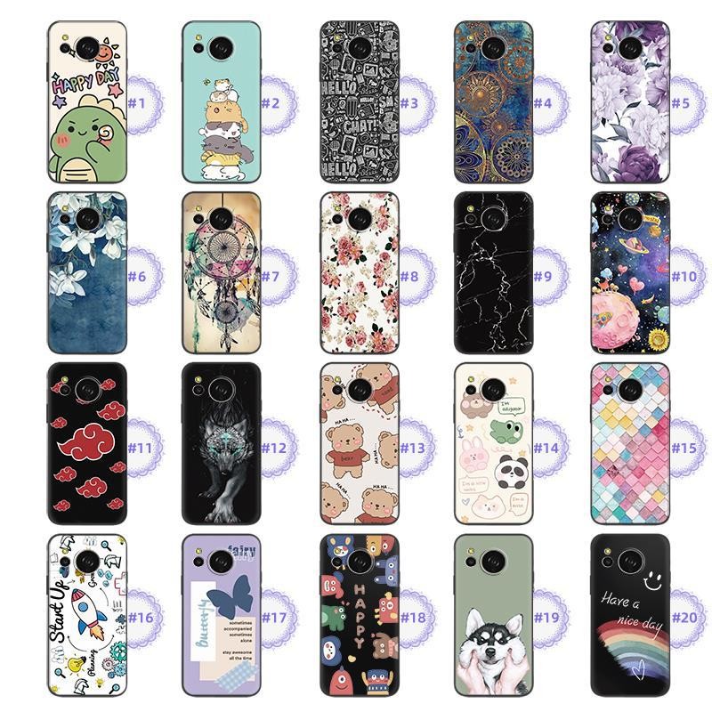 For Sharp Aquos Wish 4 R9 Sense 8 R8 Pro R8S Cute Pattern Soft TPU Anti ...