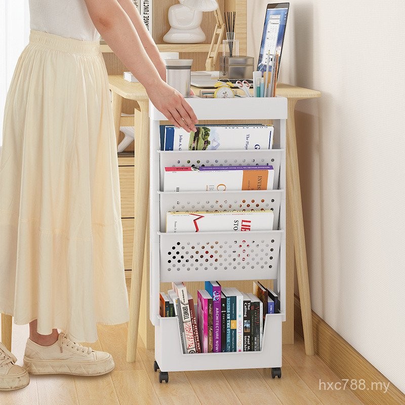 Distribution Desk Storage Rack Floor-standing Removable Book Newspaper ...