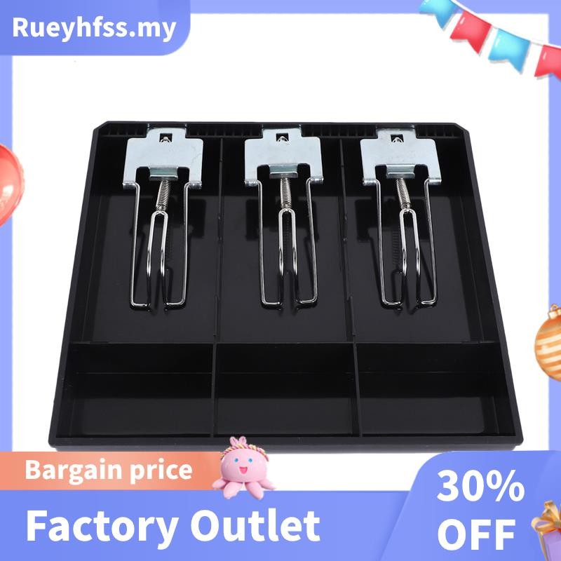 Excellent 3-Grid Money Cash Coin Register Insert Tray Replacement ...