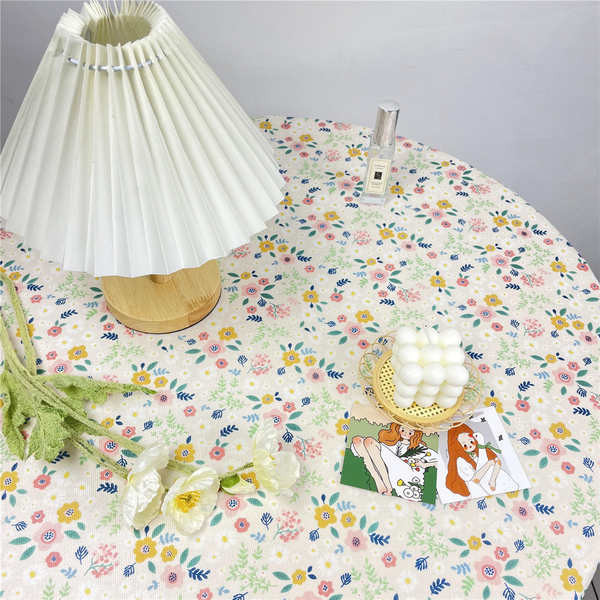 桌布 lapik meja Internet selebriti ins angin pecah bunga kotak-kotak alas ...