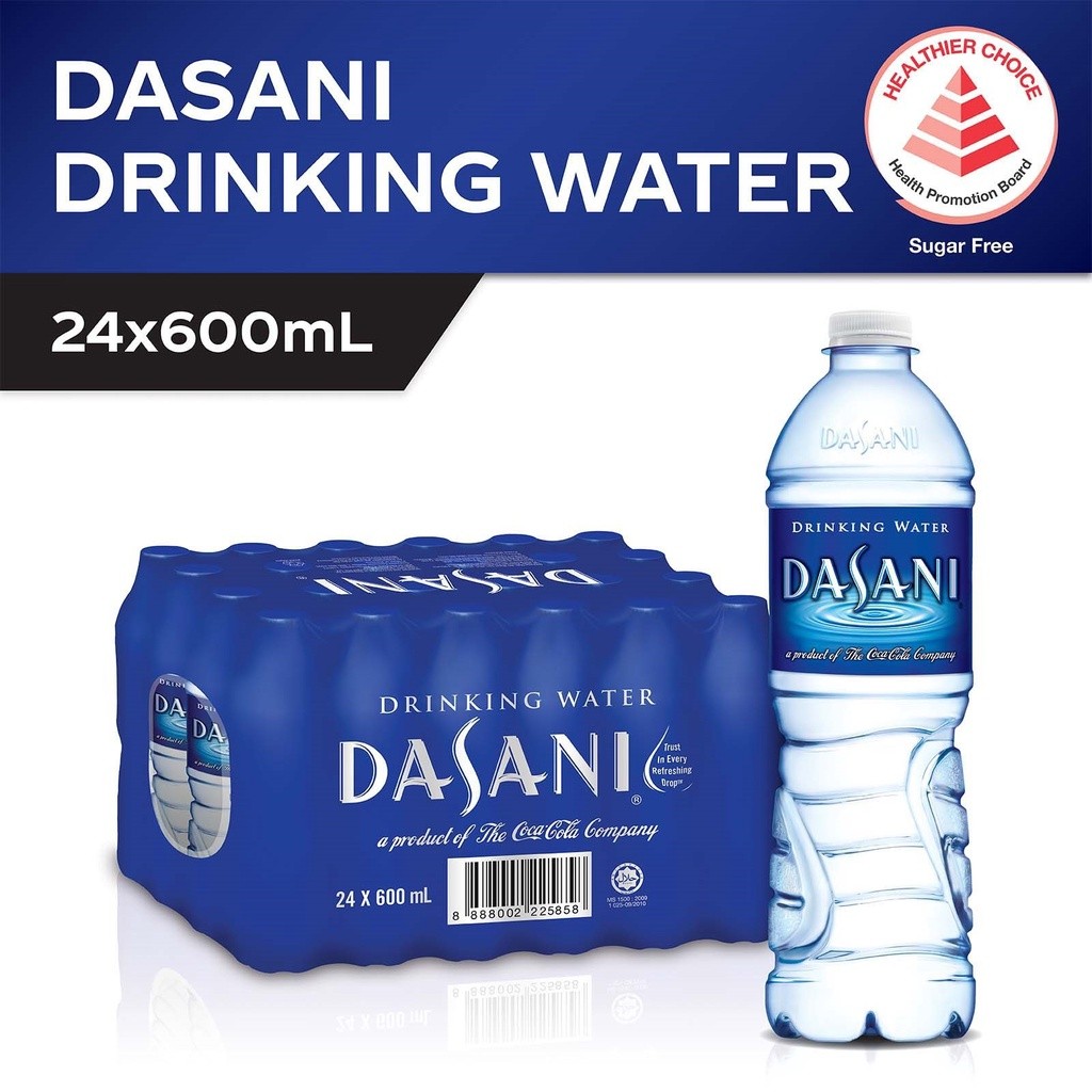 Dasani Drinking Water (24 x 600ml) - Case (Halal) | Shopee Malaysia