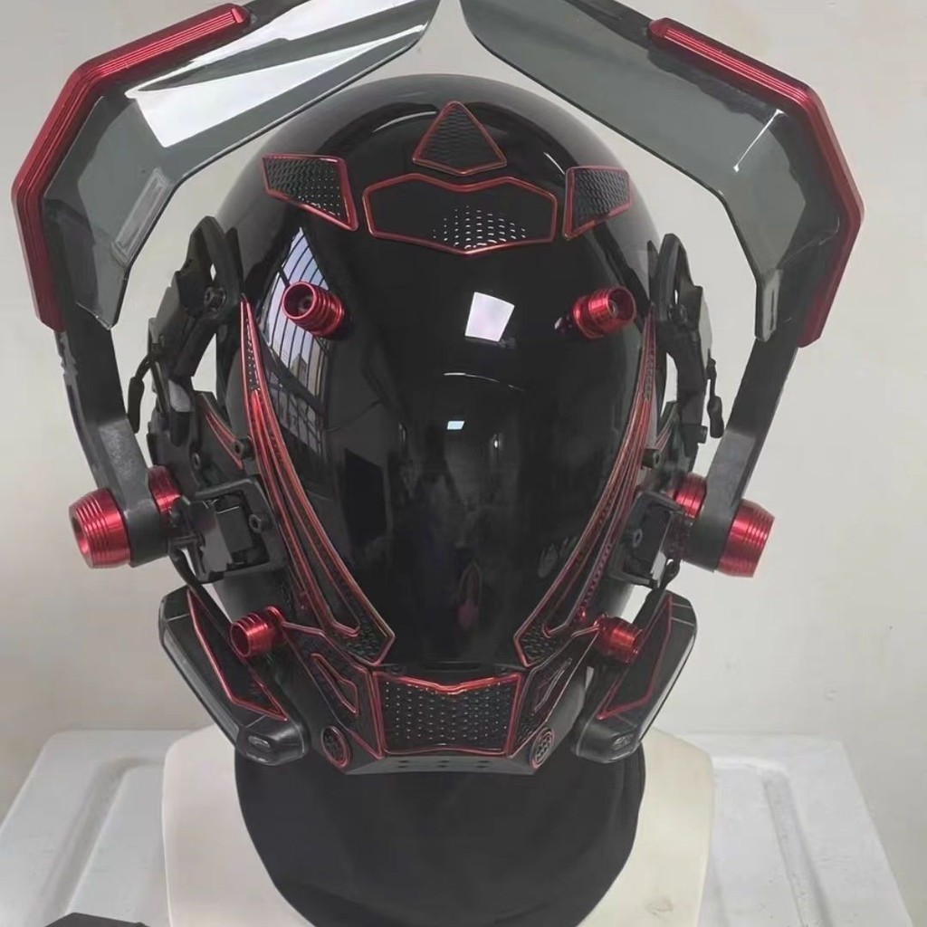 Cyberpunk cosplay mask luminous mask mechanical colleg Cyberpunk ...