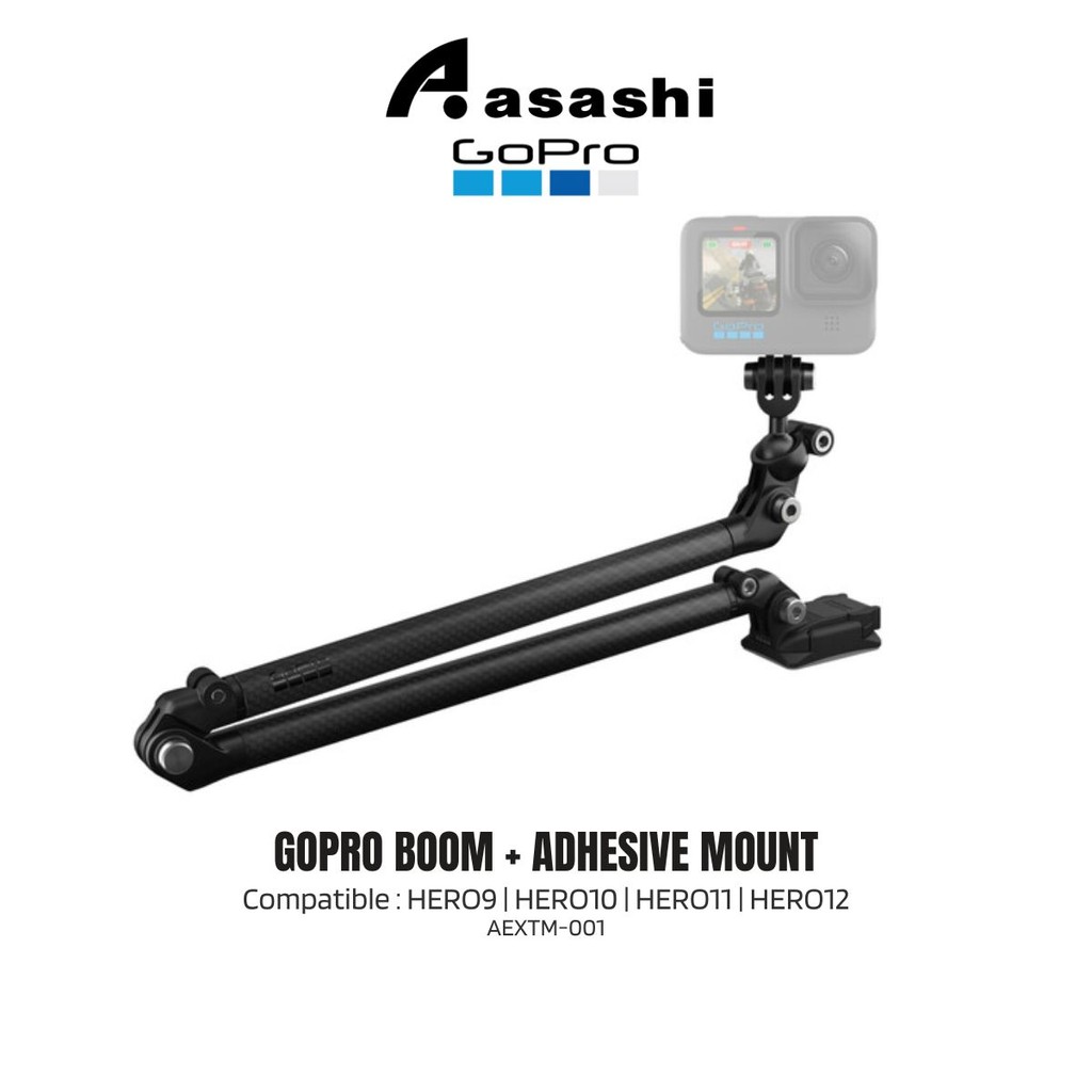 GOPRO Boom + Adhesive Mount for HERO12/HERO11/HERO10/HERO9 AEXTM-001 ...
