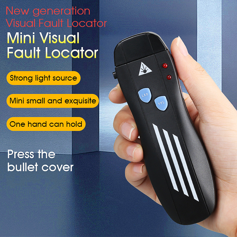 Rechargeable/dry battery MINI visual fault locator optical cable ...