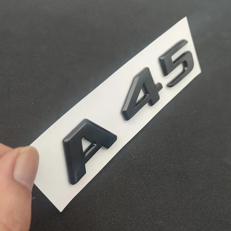 3d ABS Car Fender Side Rear Trunk Badge Sticker Logo A35 A45 A45S Turbo ...