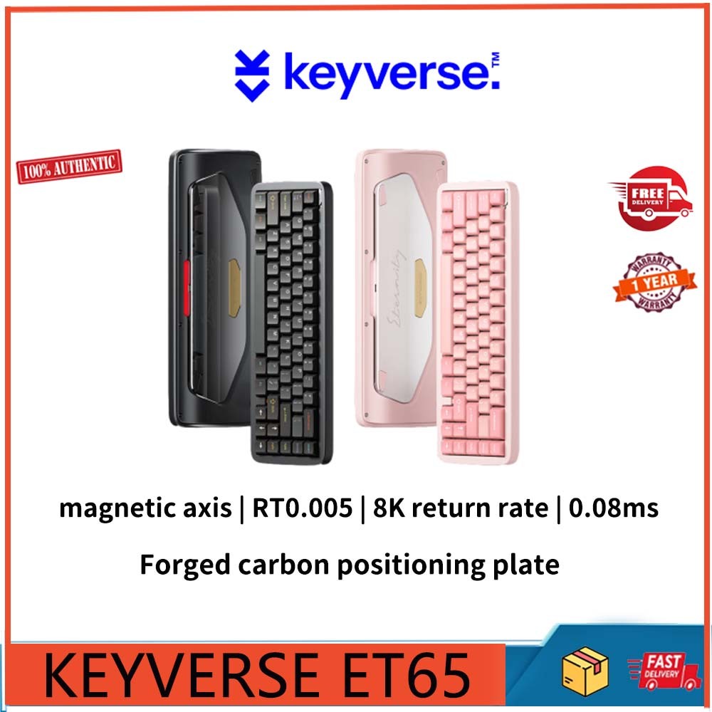 KEYVERSE ET65 aluminum alloy wired RGB gaming magnetic axis gaming keyboard | Shopee Malaysia