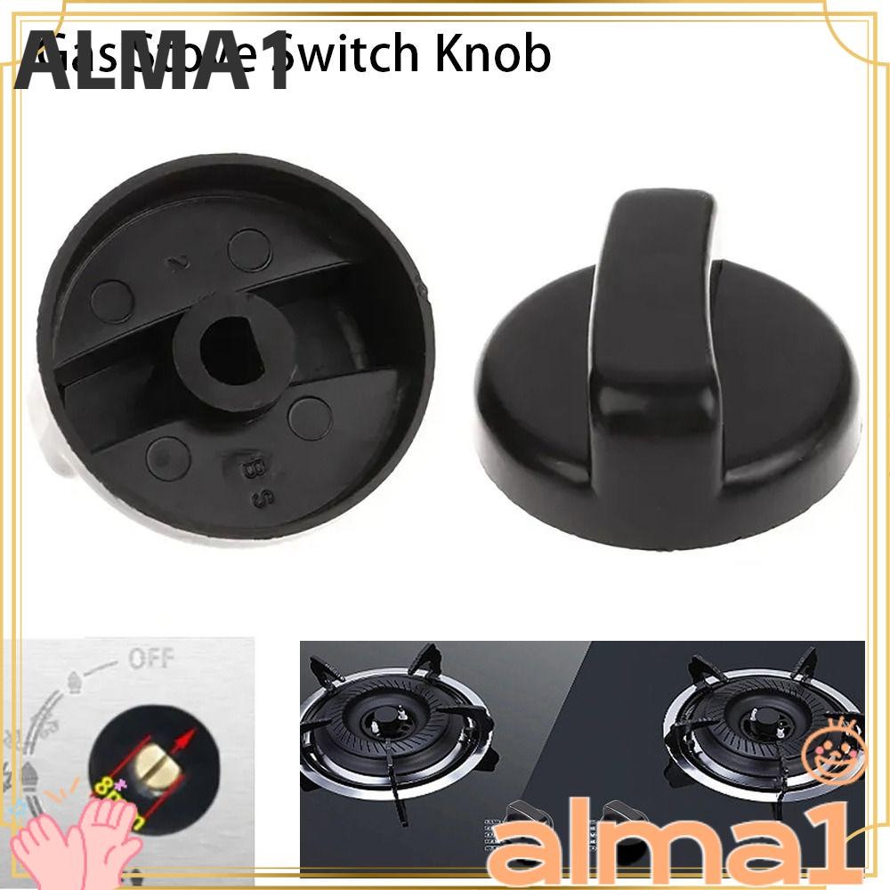 ALA 1/2/5Pcs Hob Knobs, Plastic Handle General Gas Stove Cooker Control ...