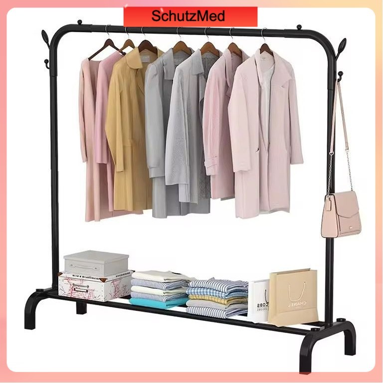 Single Pole Clothes Drying Rack Rak Baju Clothes Hanger Rack Penyangkut ...