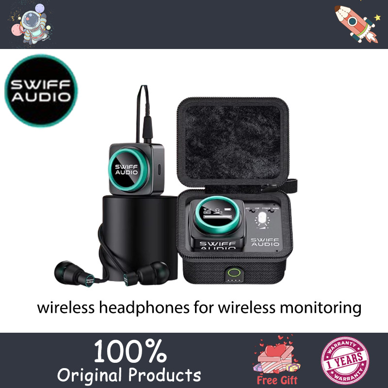 SWIFF WX520 wireless headphones for wireless monitoring, in-ear ...