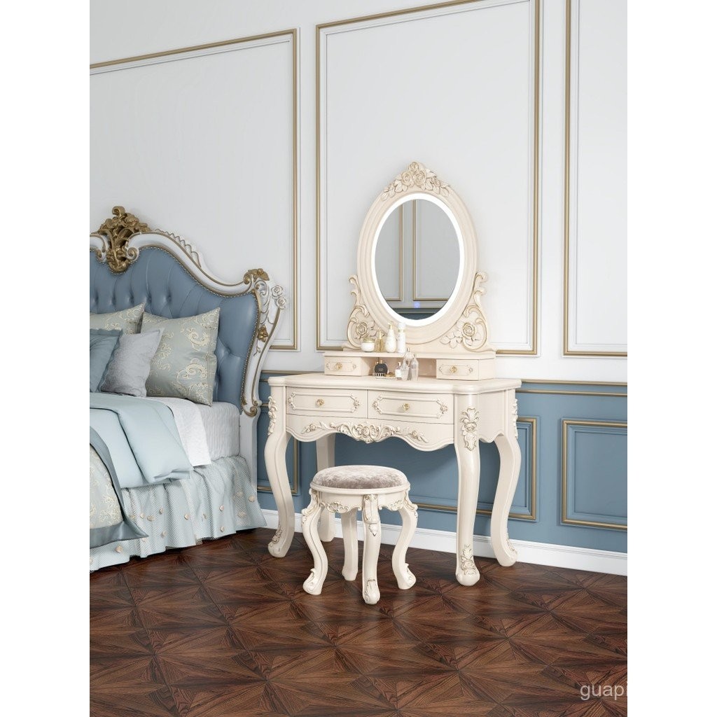 European Style Dressing Table Bedroom Small Apartment Dressing Table ...