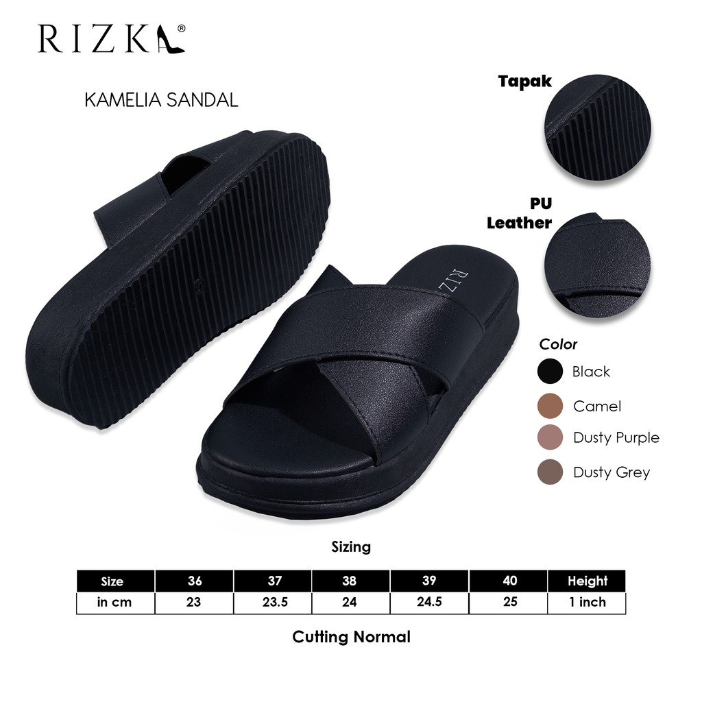 SK5 RIZKA Kamelia Sandal | Shopee Malaysia