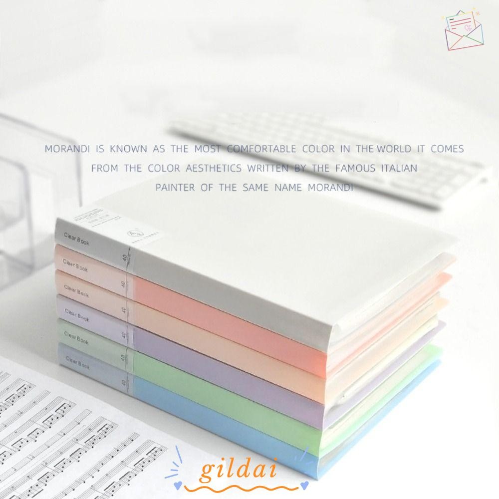 GILDAI File Folder, A4 Large Capacity File Bag, Multifunctional Morandi ...