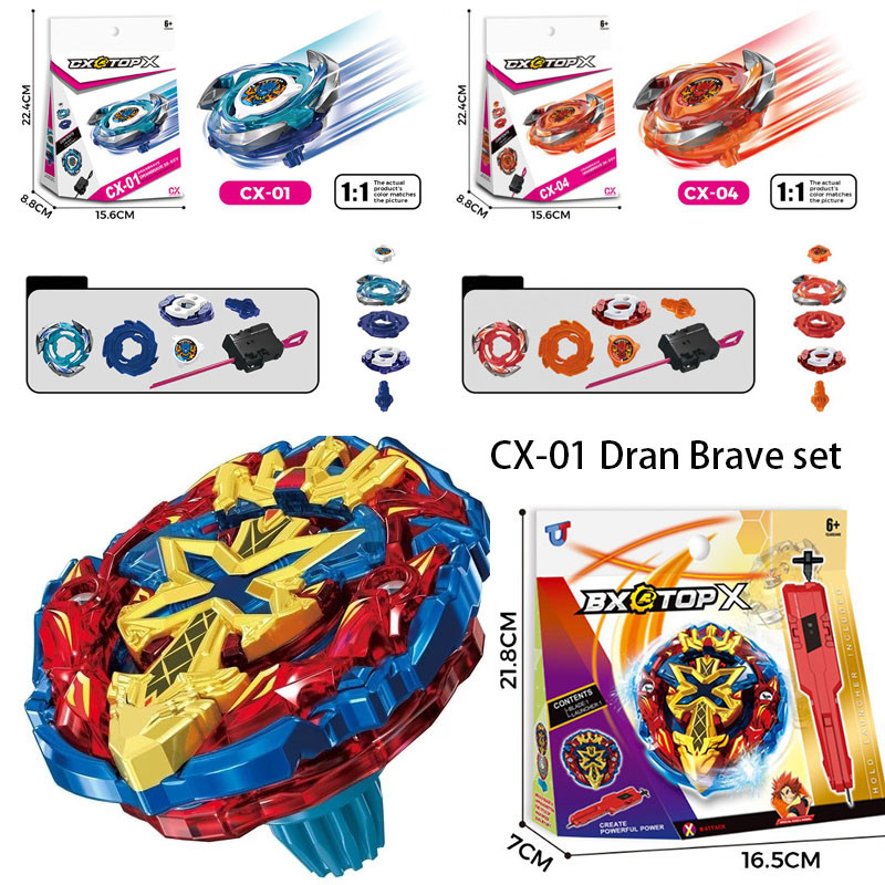 Beyblade X CX-01 Dran Brave Set Bey Blade Xeno Xcalibur 3-60GF CX-04 ...