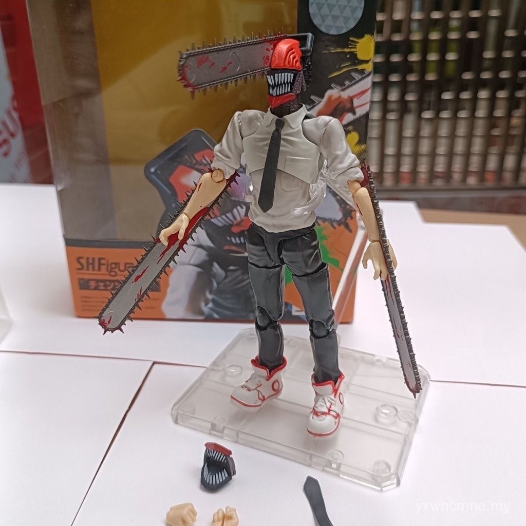 【Ready Stock】shf bandai chainsaw man makima action anime figure conan ...