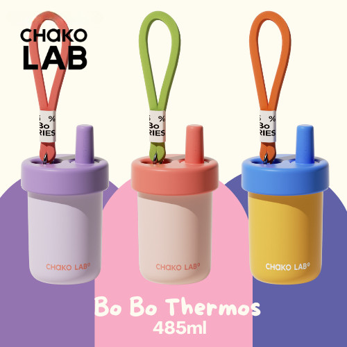 Chako Lab Bo Bo 485ml Thermos Cup Insulated High-grade Stainless Steel ...