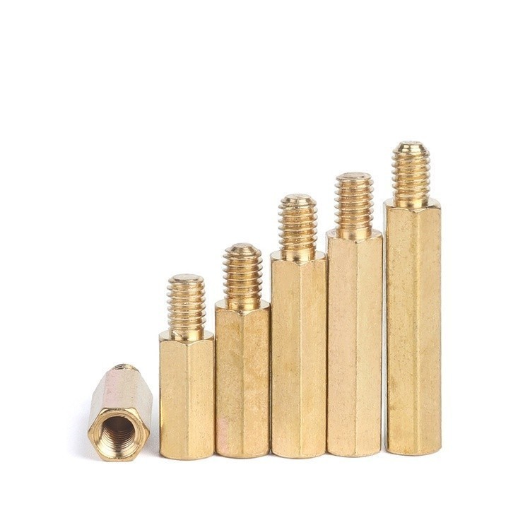 M2.5 M3 Brass Single Head Hexagon Copper Column PCB Computer PC ...