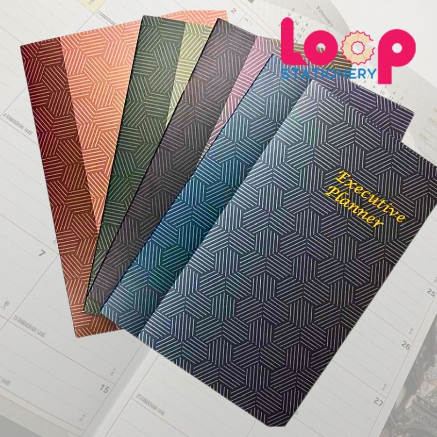 2025 A4 Size Executive Planner PVC Cover Diary Calendar Buku Diari ...