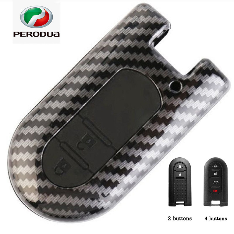 Perodua Carbon Fiber Car Remote Key Case For Perodua Bezza/Myvi/Aruz ...