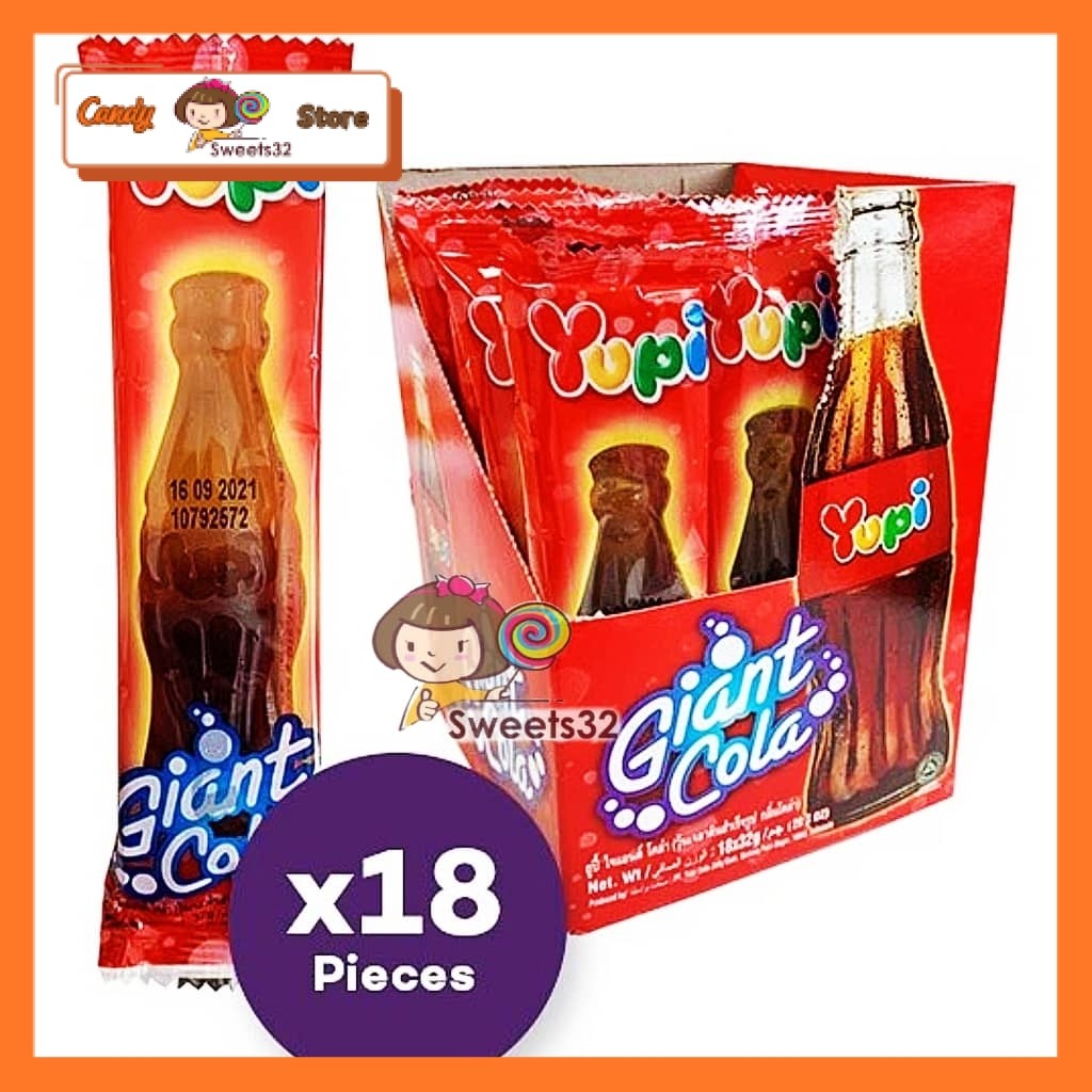 Yupi Giant Cola 18packs X 28gm | Shopee Malaysia