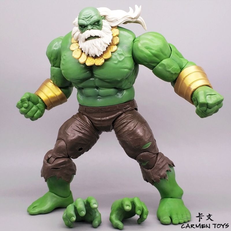 King Hulk Hand-Made Model Action Figure Red Tank Iron Head Comics ...
