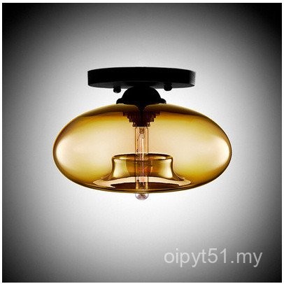 Itali Art Glass Creative Siling Light Hall Hall pintu masuk Lorong ...