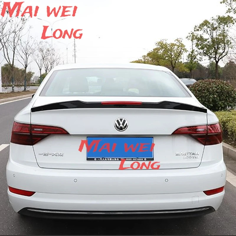 ABS PAINT REAR WING TRUNK LIP TAIL SPOILER FOR Volkswagen VW Jetta MK7 ...