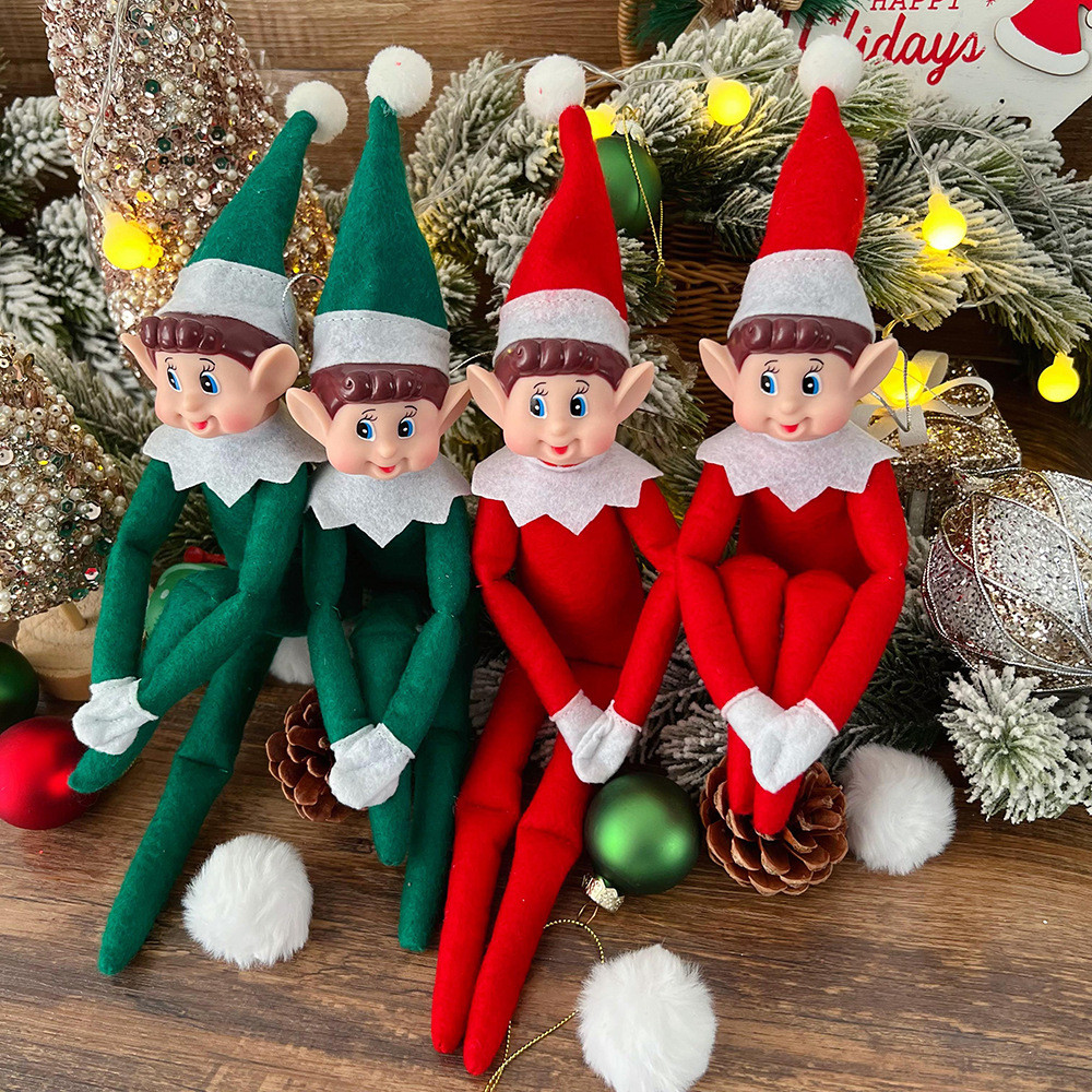 Christmas Elf Doll for Kids Mini Toy Elf Dolls for Christmas Poseable ...