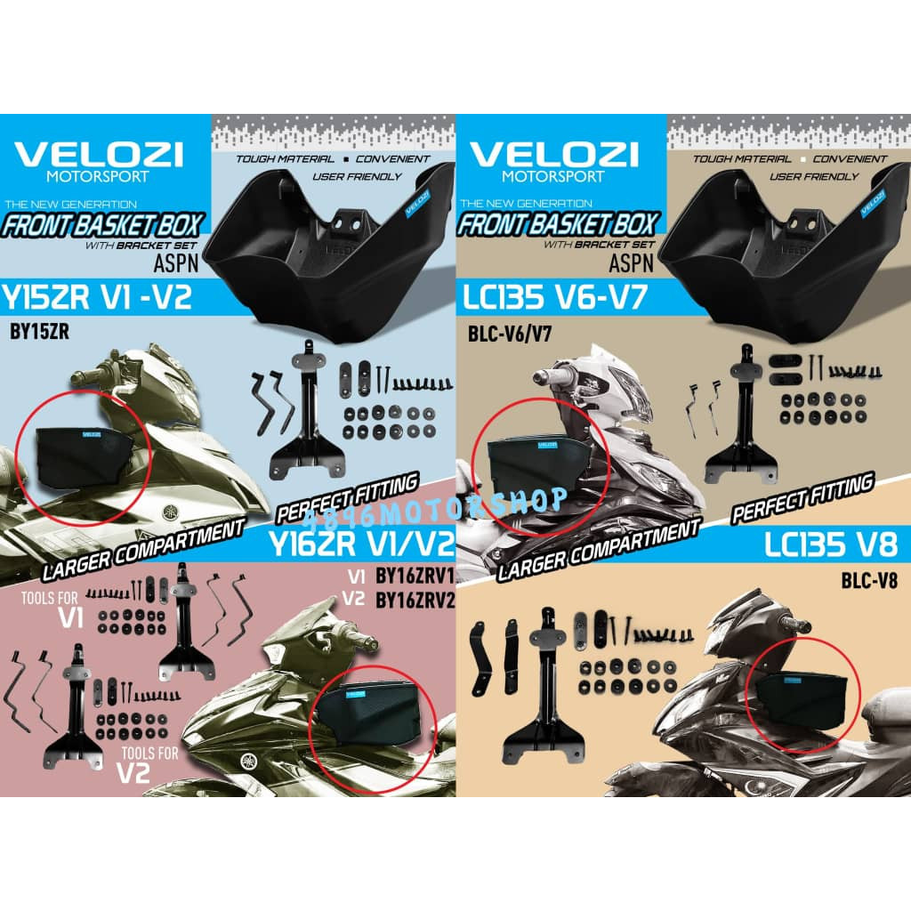 VELOZI PVC BASKET Y15ZR Y16ZR Y15 V1 V2 Y16 ABS LC135 V2 V3 V4 V5 V6 V7 ...