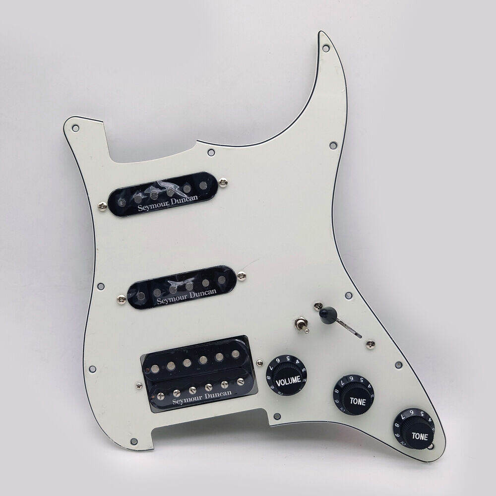 Prewired Loaded Strat Pickguard Set,Seymour Duncan Pickups SSH Alnico 5 ...
