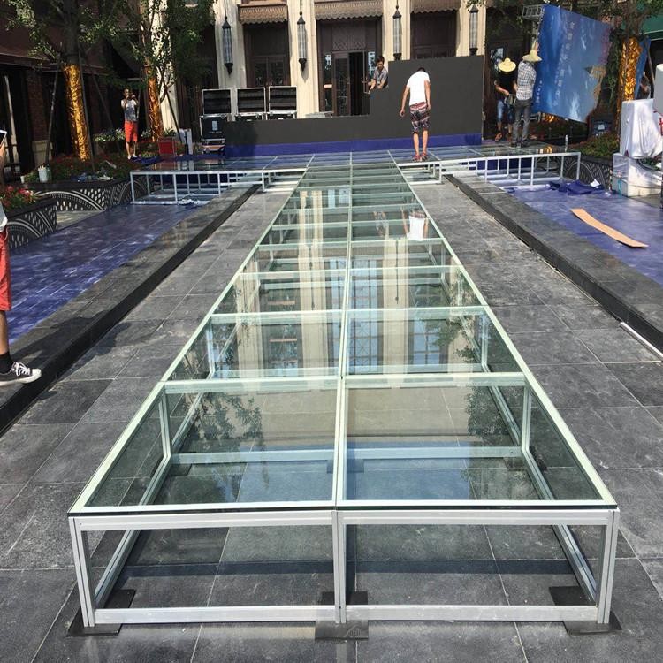 Lantai kaca, catwalk, majlis perkahwinan pentas tarian, persembahan ...