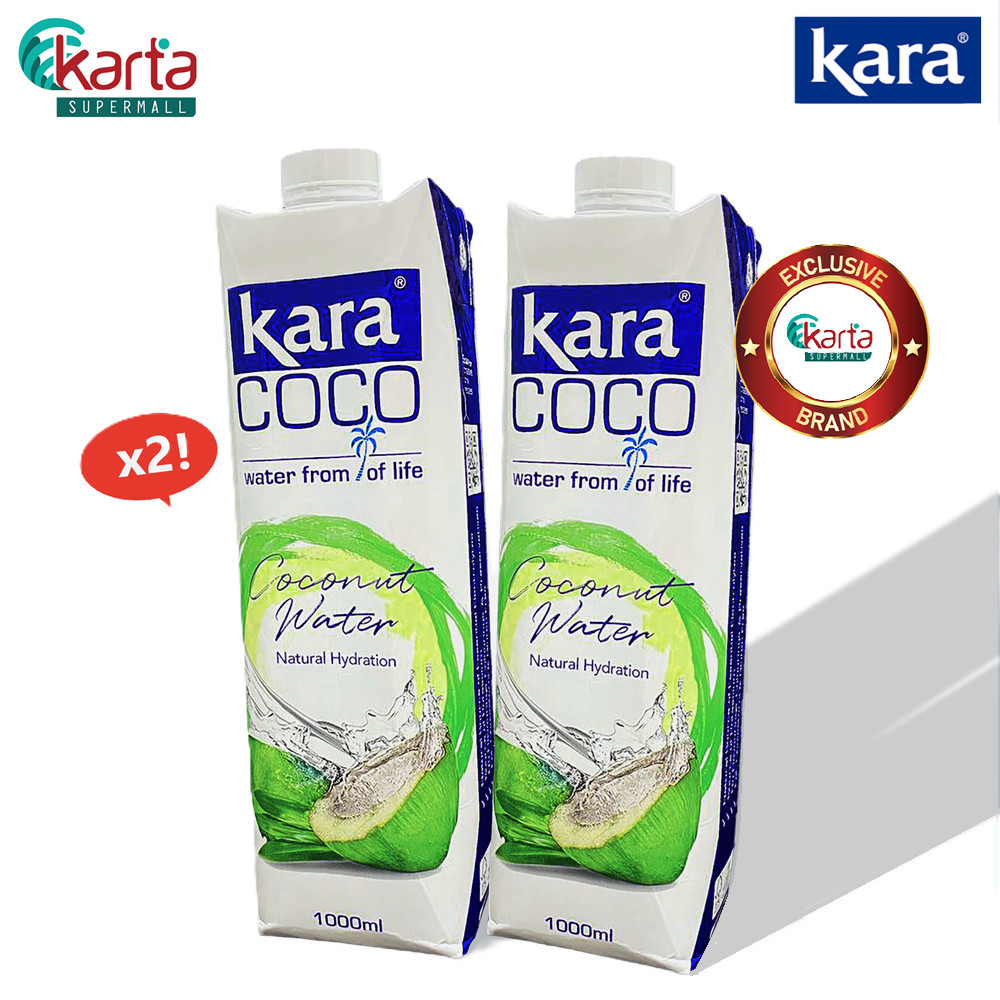 KARA Coco Coconut Water 1L x 2 Packs (Clearance Sales - EXP: Feb 2025 ...