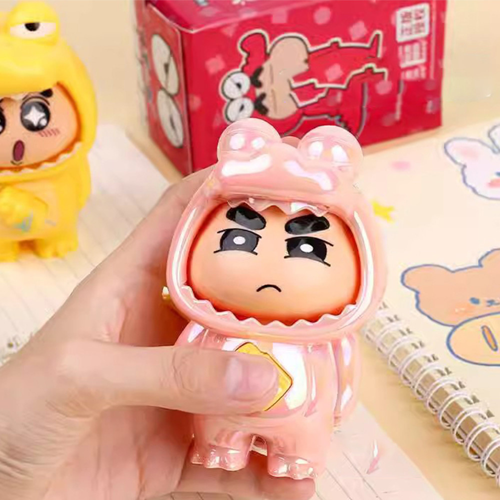 New Creative Crayon Shin Chan Face Changing Pressing Doll Blind Box ...