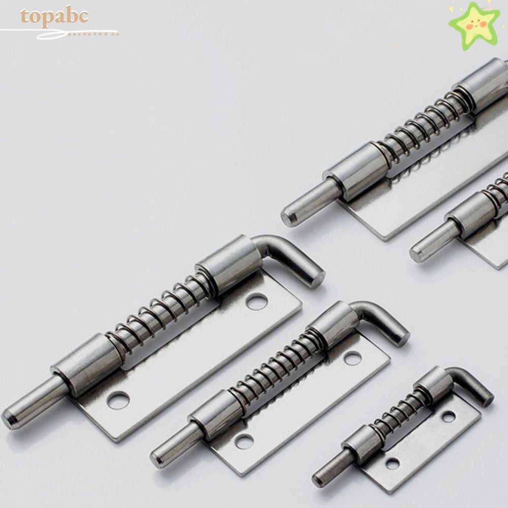 TOPABC Spring Loaded Door Lock Bolts, Catch Lock Stainless Steel Door ...