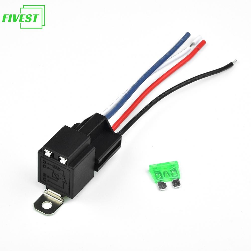 Relay Metal Truck Polyamide With Socket Base/Wires/Fuse SPST Practical ...