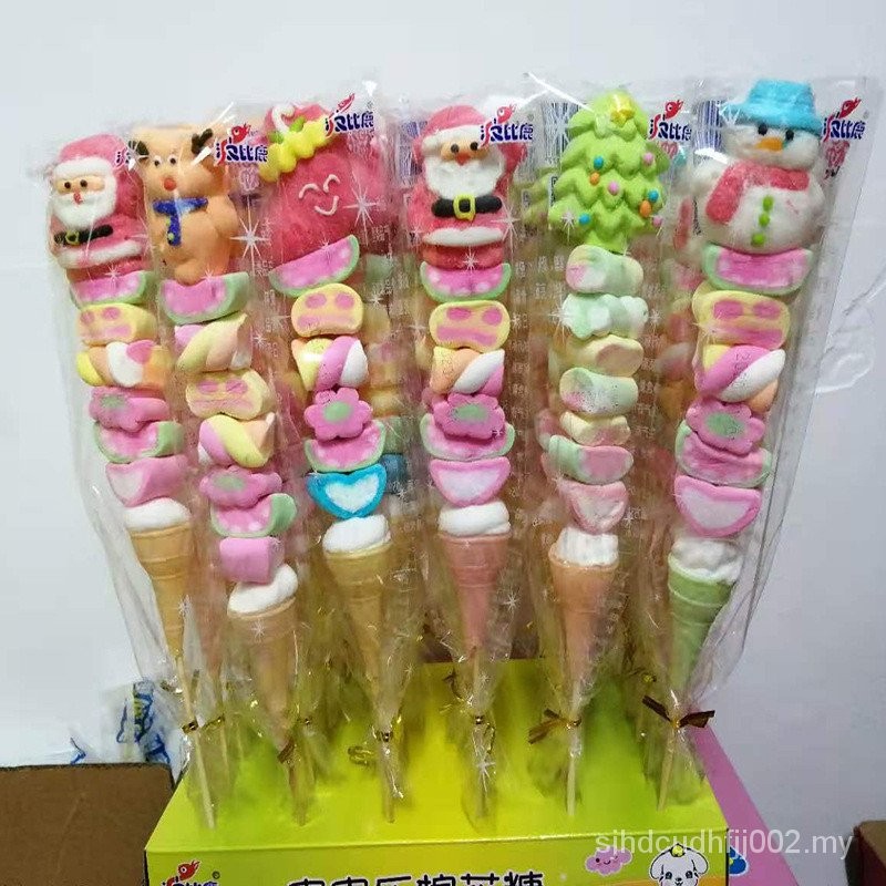 Christmas Children's Day Lollipop Cartoon Cotton Candy String Mixed ...