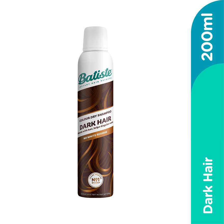 BATISTE Clear Dry Shampoo Dark 200ml | Shopee Malaysia
