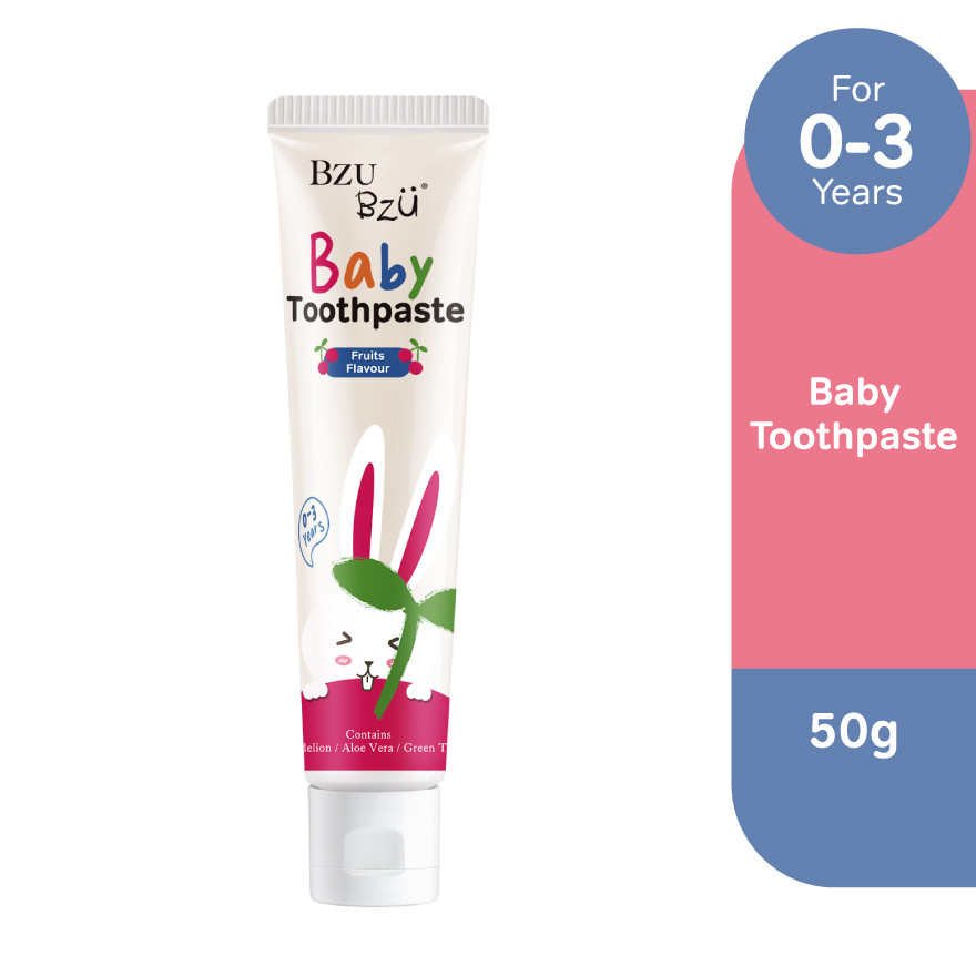 BZU BZU Baby Toothpaste 0-3 Years 50g | Shopee Malaysia