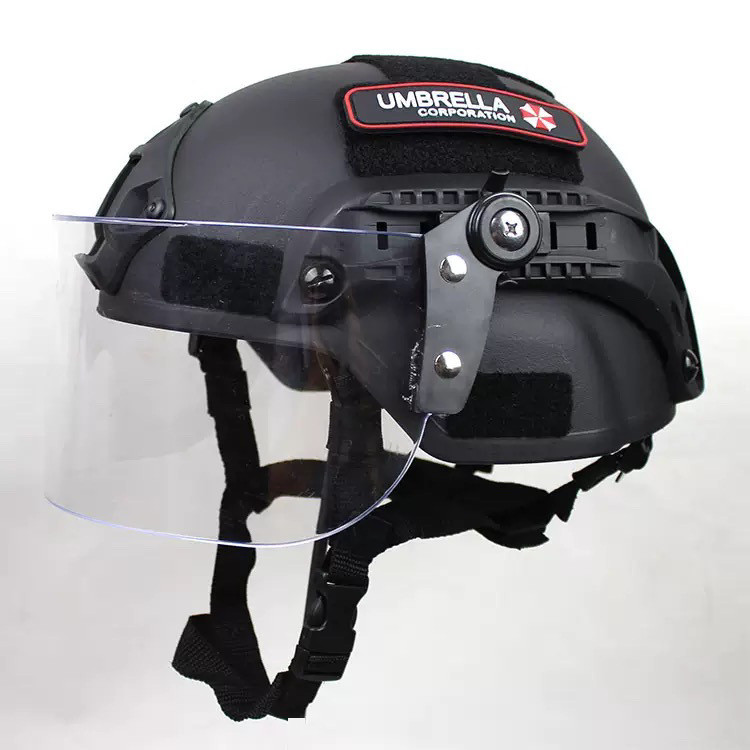 [50,000 People Collection] MICH2000 Mobile Helmet+Transparent Riot ...