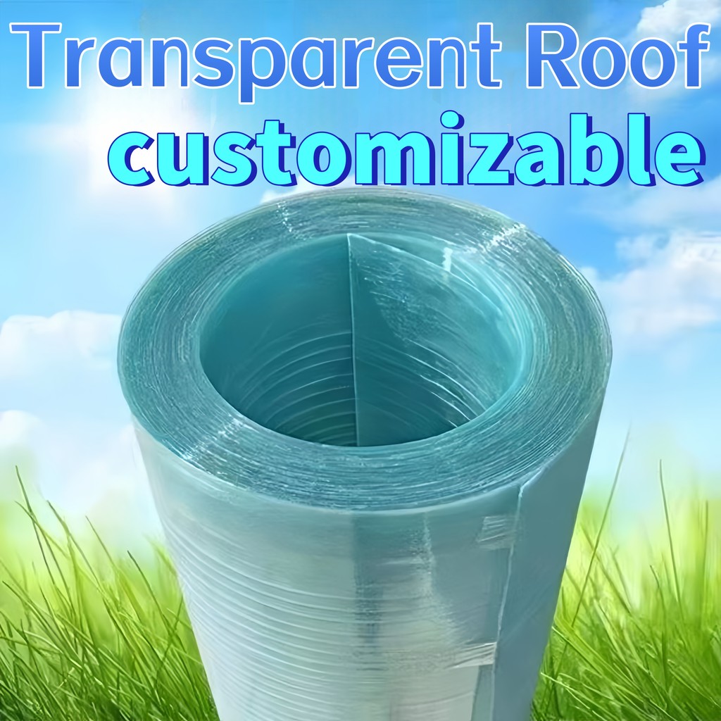 【Thickest】1mm/2mm Polycarbonate/ Pc Flat Transparent Roof / Greenhouse ...