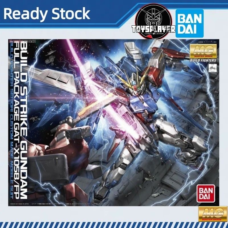 Bandai MG 1/100 Build Strike Gundam Full Package Model Kit | Shopee ...
